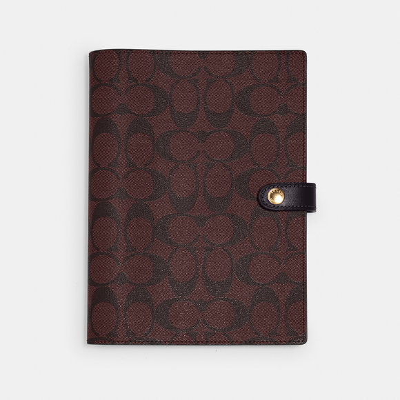 Coach | Office | Nwt Coach Outlet Notebook In Signature Canvas | Poshmark